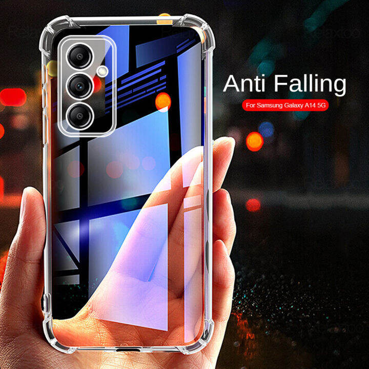 Transparent Shockproof Back Case For Samsung Galaxy A14 5G 2023 SM ...
