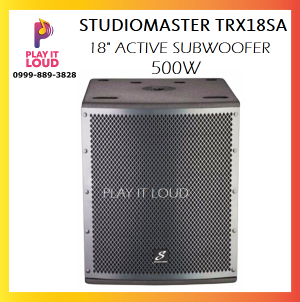 STUDIOMASTER TRX18SA 18" ACTIVE SUBWOOFER | Lazada PH