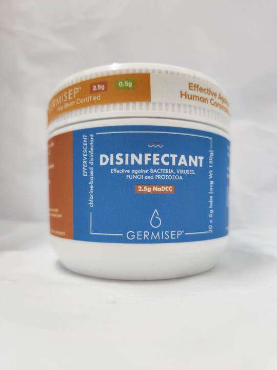 Germisep Disinfectant 2.5g x 30 Tablets | Lazada