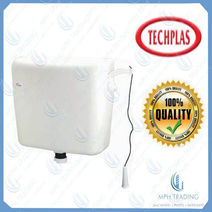 Techplas 1104-HL Elegan Plastic Flushing Cistern With High Level 9 ...