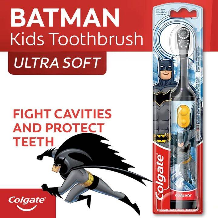 Colgate Batman Battery Toothbrush แปรงสีฟันแบตเตอรี่รุ่นพิเศษสำหรับเด็ก ...