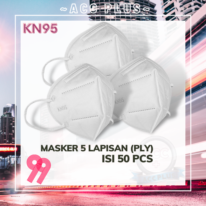 Masker 5Ply KN95 Anti Virus Protection Isi 50Pcs Kualitas High Quality KN-95 | Lazada Indonesia