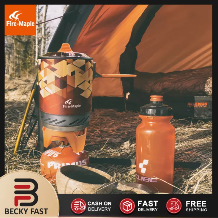 Camping Stoves Outdoor Hiking Cooking System With Stove Heat Exchanger ...