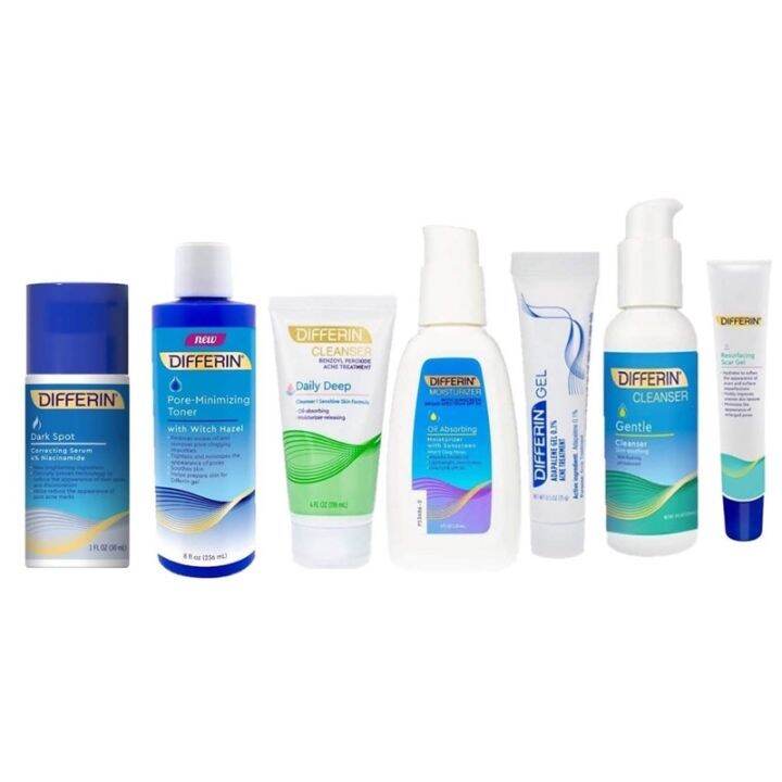 Differin CLEANSER | TONER | SERUM | MOISTURIZER | Lazada PH