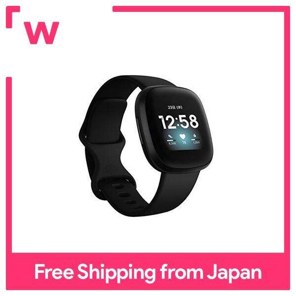 Fitbit Versa3 Alexa ติดตั้ง /Gps สมาร์ทวอทช์สีดำขนาด L/s [Japan] | Lazada.co.th