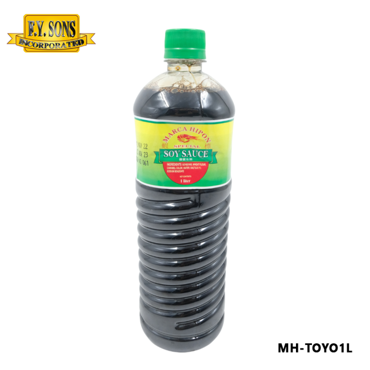 Soy Sauce Marca Hipon Soybean 1L FY SONS MH-TOYO1L | Lazada PH