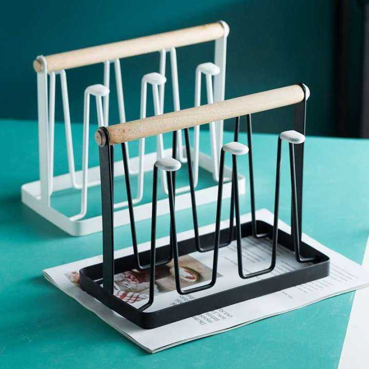 Kitchen Utensils Wrought Iron Cup Holder Creative Household Drain Cup ...