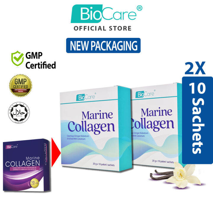Biocare Marine Collagen boxes 20g ( 2 X 10 sachets) | Lazada