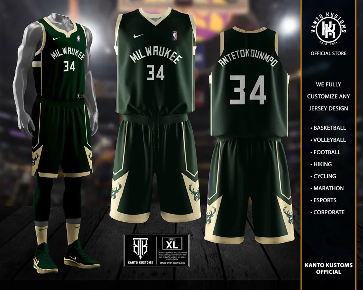 Kanto Kustoms NBA City Edition Collection “Milwaukee NBA CUT ...