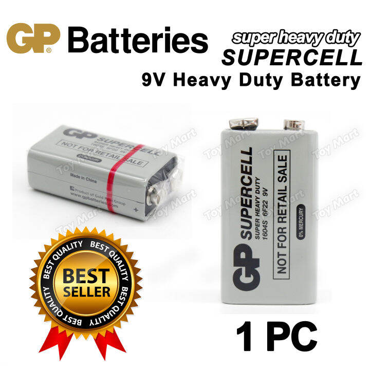 GP Supercell Power Pro 9V Professional Toy Battery Set Onhand COD for 9 ...