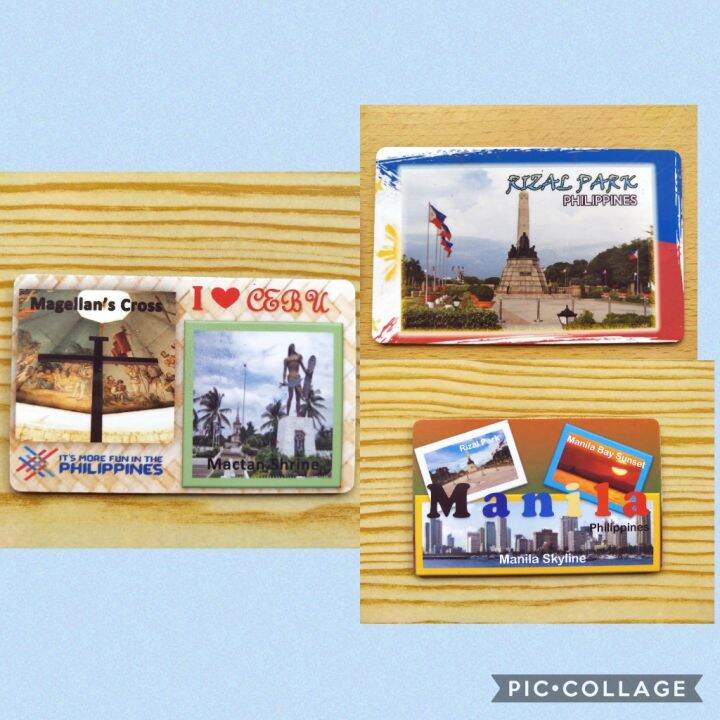 Travel Paradise 3in1 Philippine Design Rubber Ref Magnet Souvenir(Cebu ...