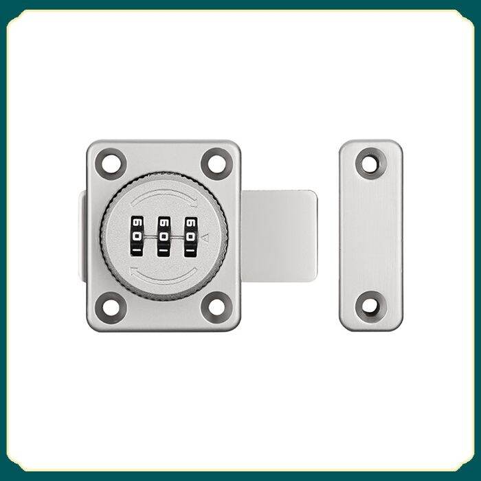 Mechanical Rotate Bolt Latch 3-Digit Combination Password Lock Door ...