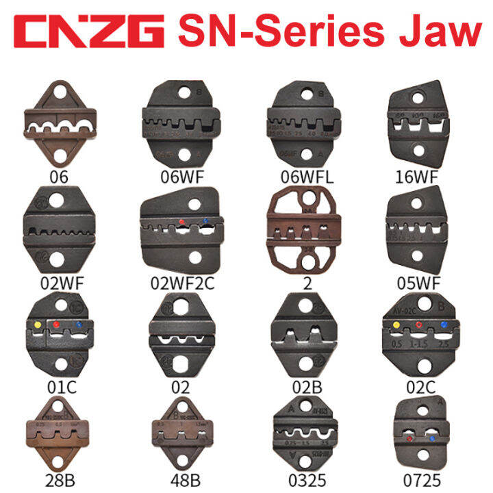 SN Crimp Pliers Jaws Plug Tube DuPont Insulated Non-Insulated Terminals 28B SN-48b Jaw Adapter ...