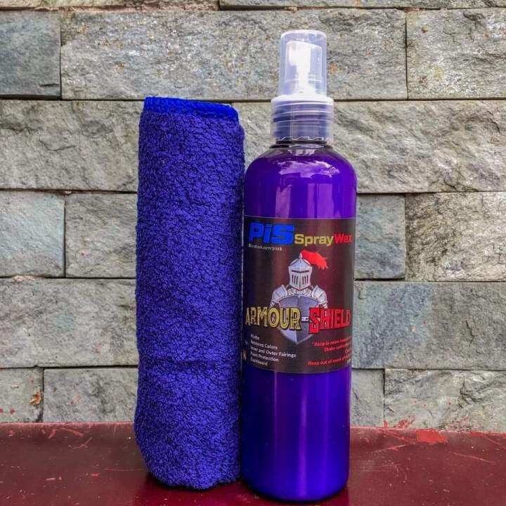 Pis spray wax Armourshield for matte fairings inner fairings for ...