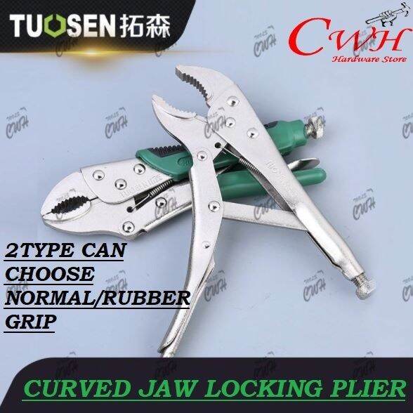 5" 7" 10" TUOSEN PRC CURVED JAW LOCKING PLIER PLIERS EPICA STAR TANG ...
