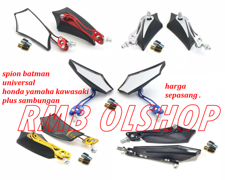spion BATMAN ALL MOTOR YAMAHA HONDA KAWASAKI SPION CNC UNTUK SEMUA ...