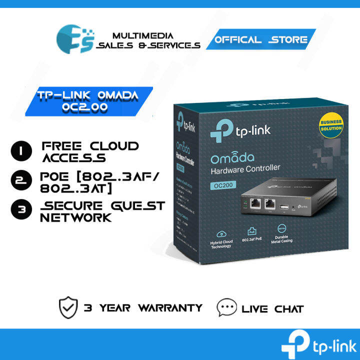 TP-LINK OC200 Omada Cloud Controller Wi-Fi Access Point Controller | Lazada