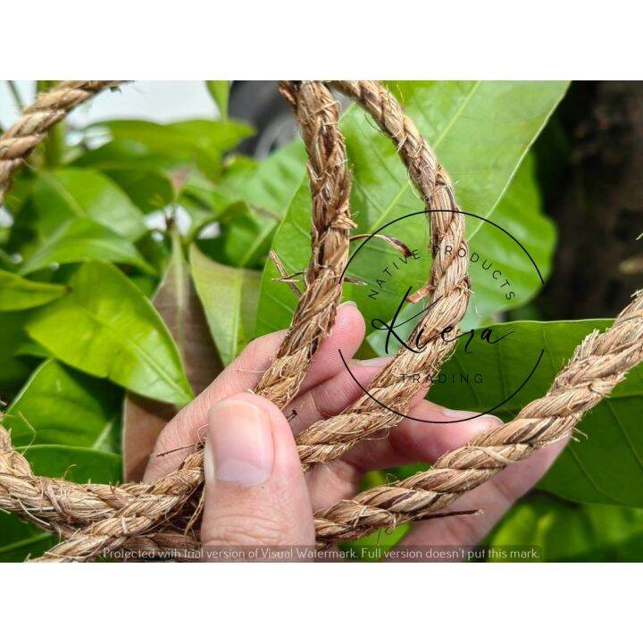 Manila Hemp Manila Rope Abaca Rope 1/4 size SOLD PER METER Brown Abaca ...