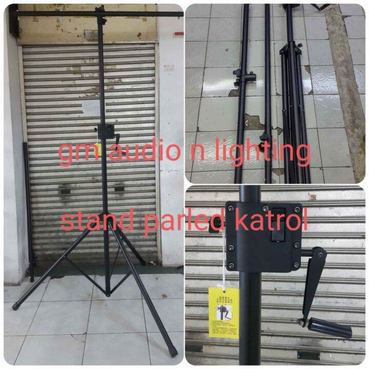 Stand lampu Parled ada katrol tiang atau tripod lighting | Lazada Indonesia