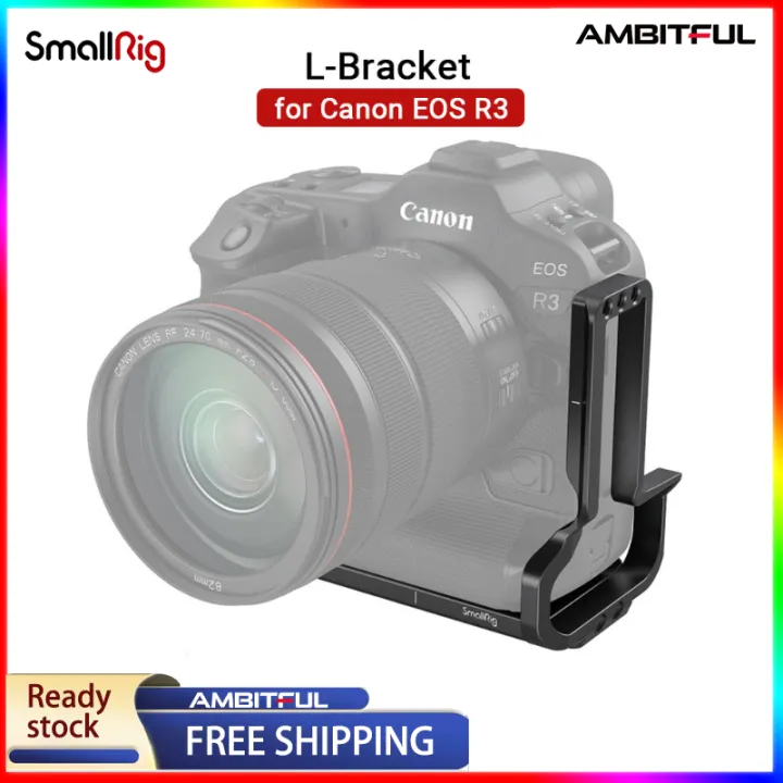 SmallRig Camera Cage Rig L-Bracket Sunhood สำหรับ Canon EOS R3 Arca ...
