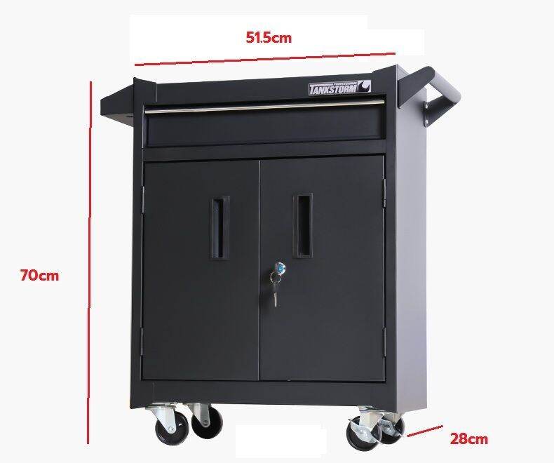 Tools cabinet ตู้เก็บเครื่องมือเข็นได้พร้อมกุญแจล็อค 28x51x70cm ...