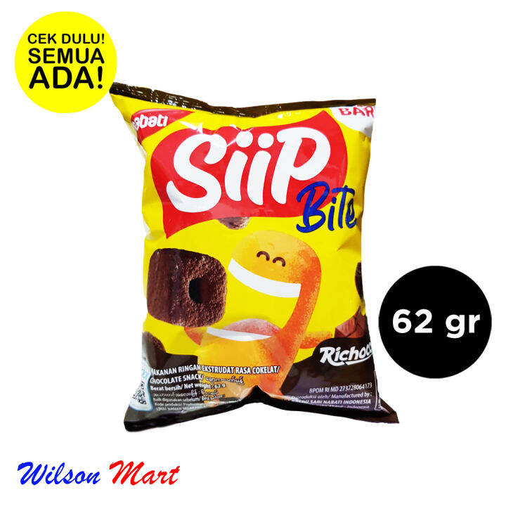 NABATI SIIP BITE CHOCOLATE RICHOCO 62 GRAM COKLAT | Lazada Indonesia