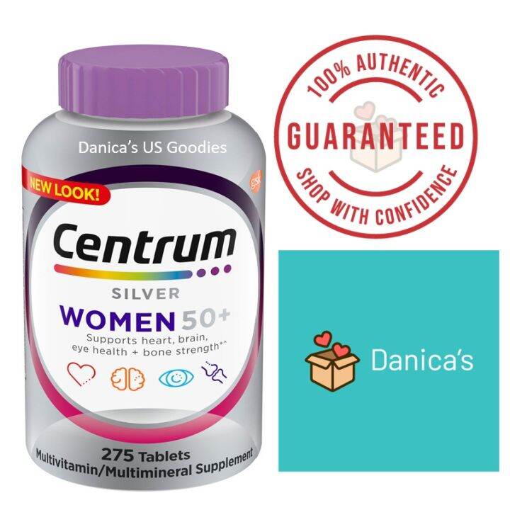 【READY STOCK】 Centrum Silver Women 50+ 275 Tablets | Lazada PH