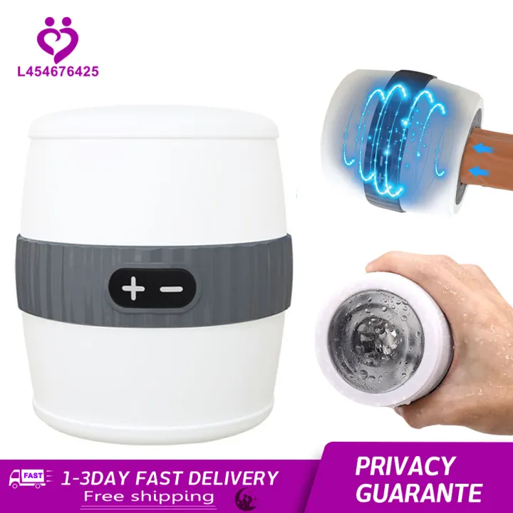Premium Crystal Masturbator Cup Automatic Powerful Sucking Portable ...