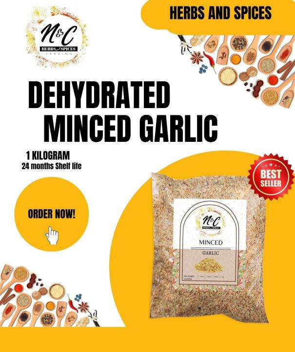 Dehydrated Minced Garlic 100grams 250grams 500grams 1kilogram | Lazada PH