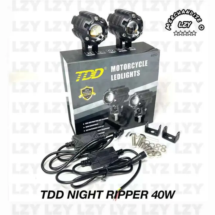 TDD NIGHT RIPPER 40W MOTORCYCLE HEADLIGHT MDL WITH FAN | Lazada PH