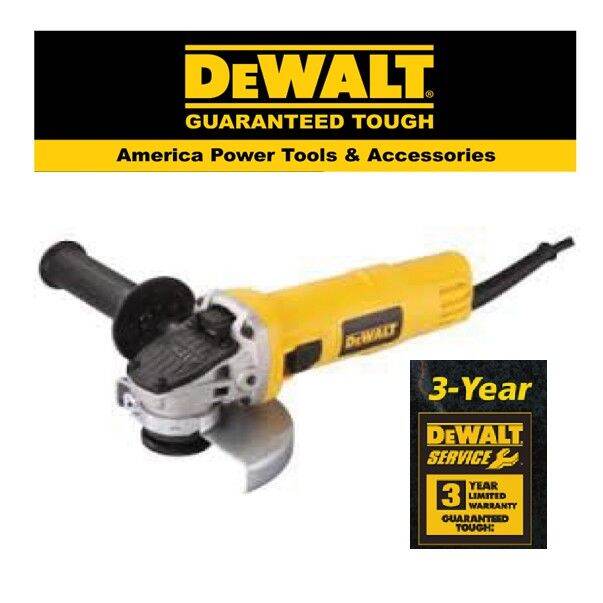 Dewalt DWE8200S- 850W 4" / 100mm Slide Switch Angle Grinder + Side ...