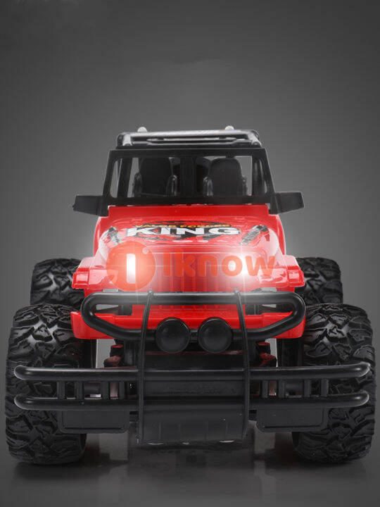 Children's Four-Wheel Remote Control Car, Rechargeable Simulated Jeep ...