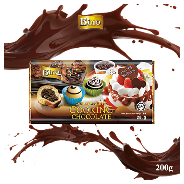 BINO Cooking Chocolate / Baking Chocolate [200g] | Lazada