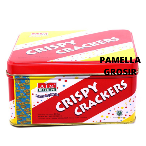 CRISPY CRACKERS AIM BISKUIT 600 GRAM KUE LEBARAN MURAH ENAK HALAL ...