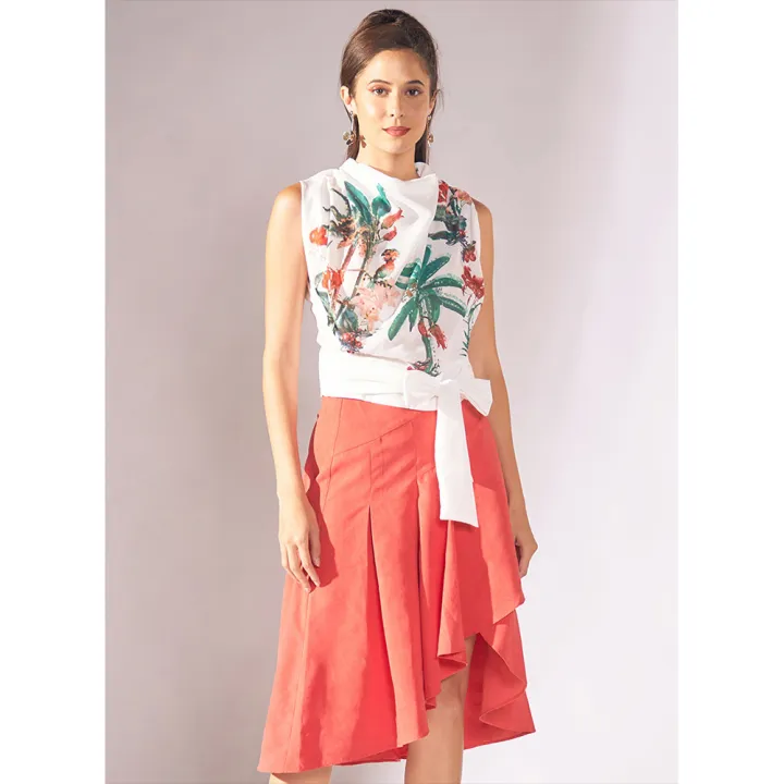 Raf Motif Sleeveless Top (Multi) | Lazada PH