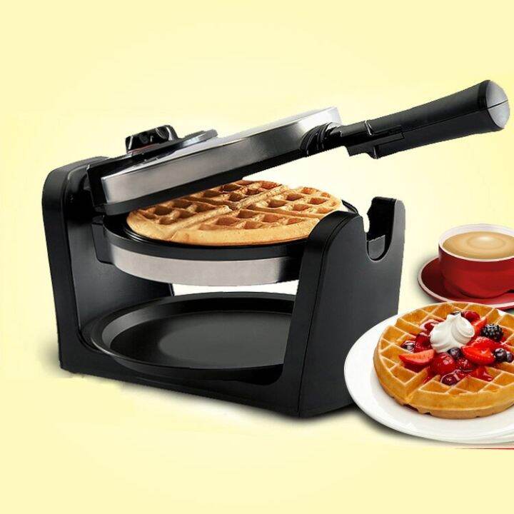 Home breakfast machine multi-function cake machine rotating waffle ...