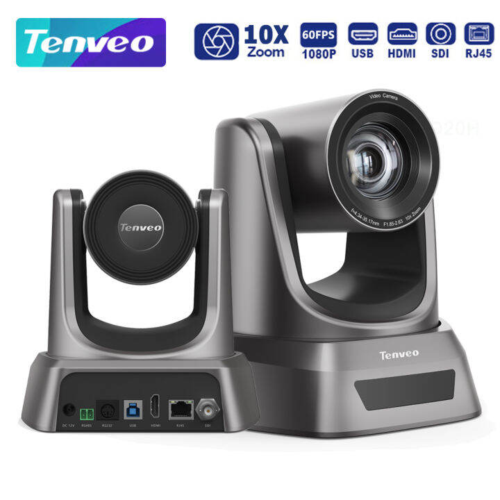TENVEO NV10A 10X HDMI PTZ Camera IP Live Streaming SDI USB 1080P 60fps ...