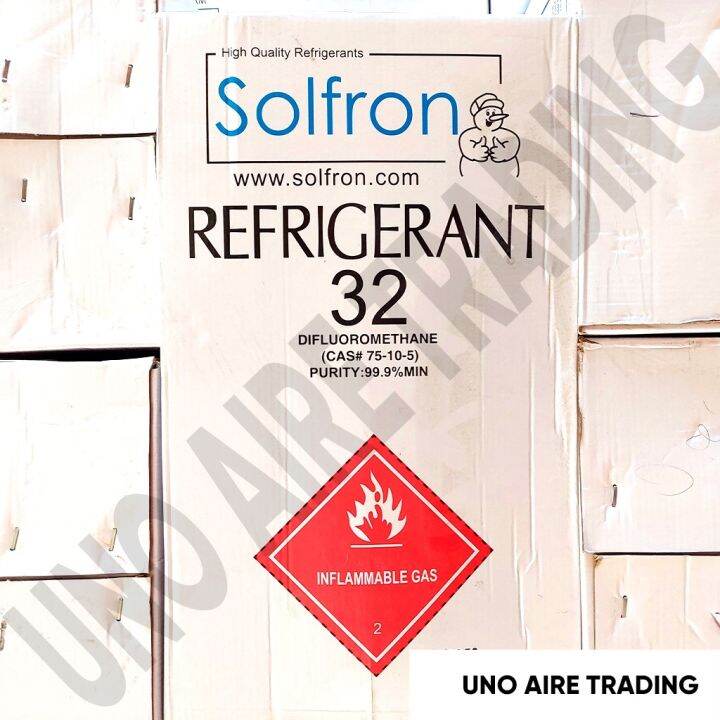 HOT Sell R32 Freon Refrigerant Tank SOLFRON 9.5kg | Lazada PH