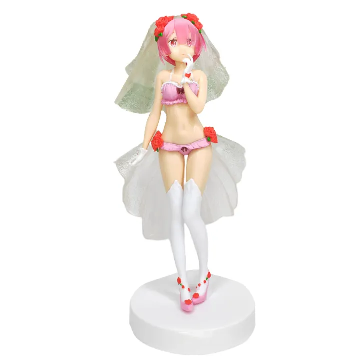microgood Rem Model Life In A Different World From Zero Figure Cartoon PVC Creative Miniature ...
