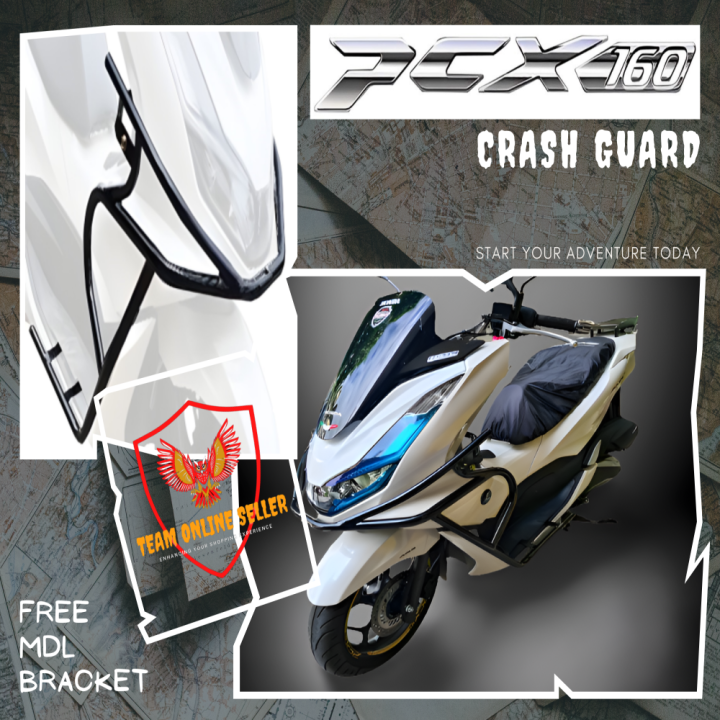 HONDA PCX 160 - FULL CRASH GUARD ( POWDER COATING ) | Lazada PH