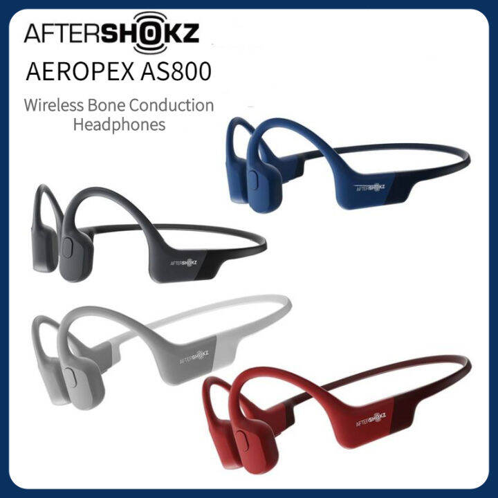 Original Aftershokz Aeropex AS800 Bluetooth Wireless Bone Conduction ...