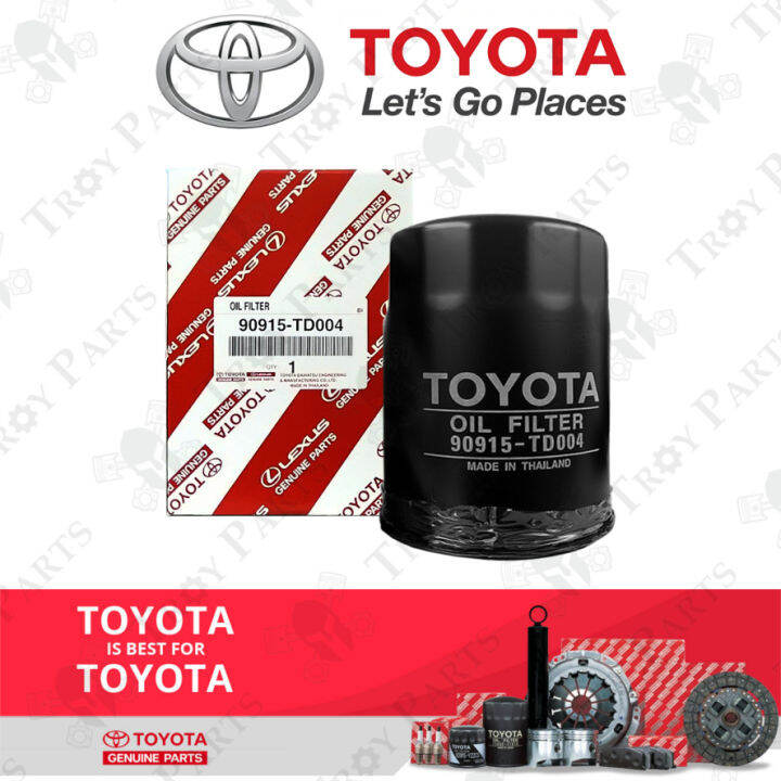 Original Toyota Oil Filter 90915-TD004 / 15600-41010 Hiace Dyna YH80 ...