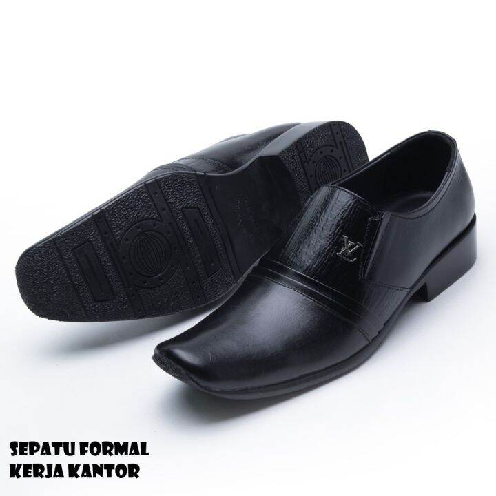 Sepatu Pria Pantofel Formal Kulit Sapi Model Kerja Kantor MD073 ...