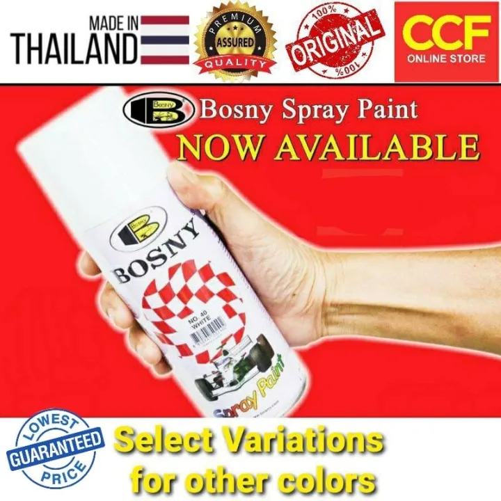 Bosny Spray Paint Plain Colors ( Each sold per piece) | Lazada PH