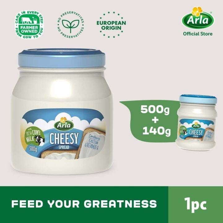 Arla Cheesy Spread 140g and 500g Bundle | Lazada PH