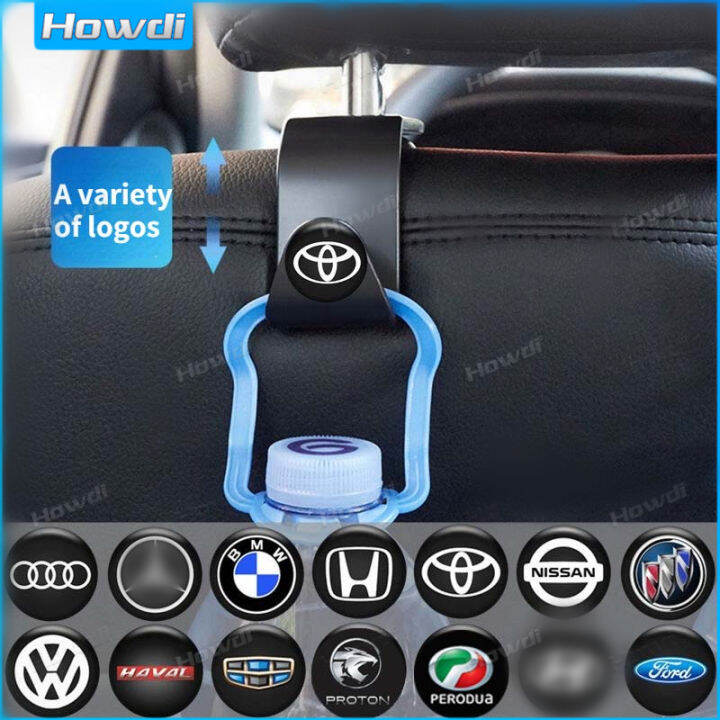 1pc Multifunction Car Headrest Hook Back Seat Hook with car logo | Lazada PH