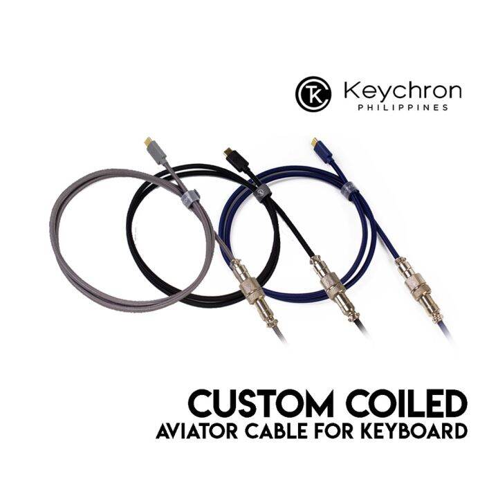 Keychron Custom Coiled Aviator Cable for Keyboard | Lazada PH