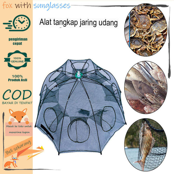 Perangkap 6 Lubang 8 Lubang 16 Lubang Alat Jaring Pancing Jala Ikan ...