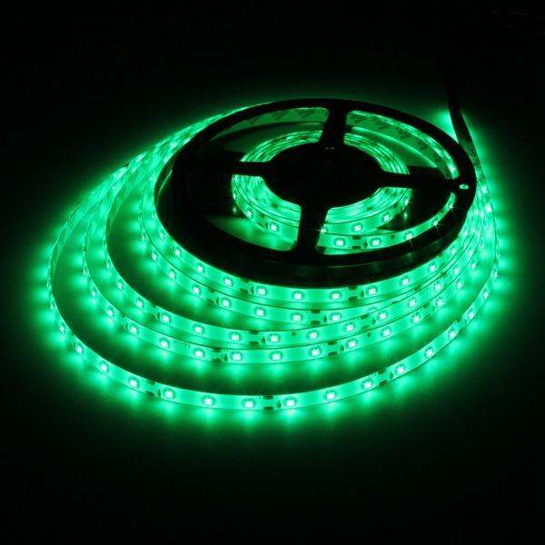 Lampu Led Strip Green 5 Meter Flexible Led 3528 IP33 / 2835 IP44 ...