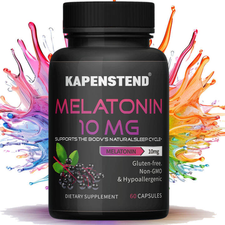 Melatonin 5mg Dual Spectrum, 100% Drug Free Sleep Supplement, Quick ...